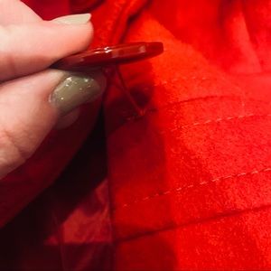 Jessica Simpson | Jackets & Coats | Jessica Simpson Red Peacoat | Poshmark